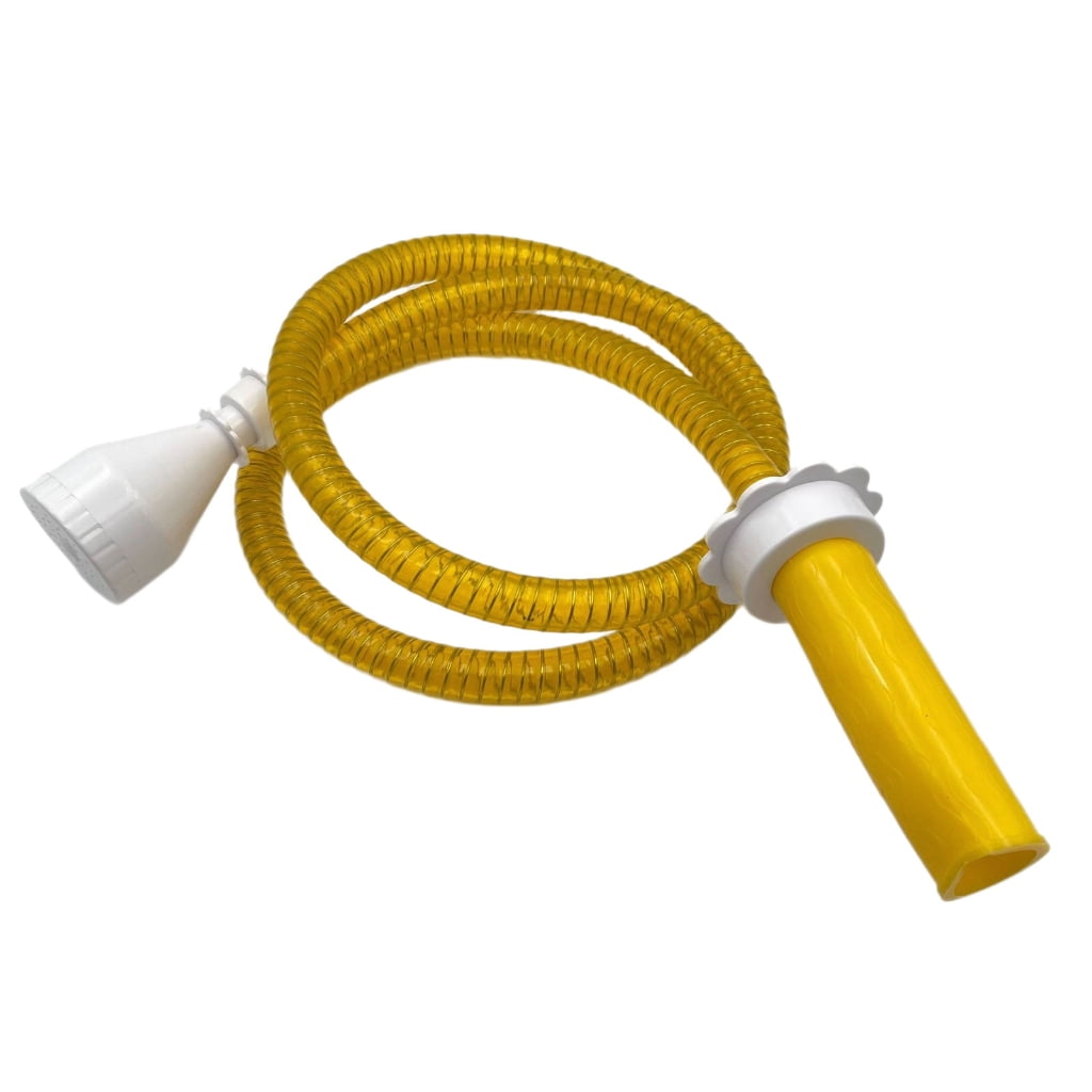 Flexible Bath Hose 360 Rotating Nozzle Water Efficient Flows Control ...