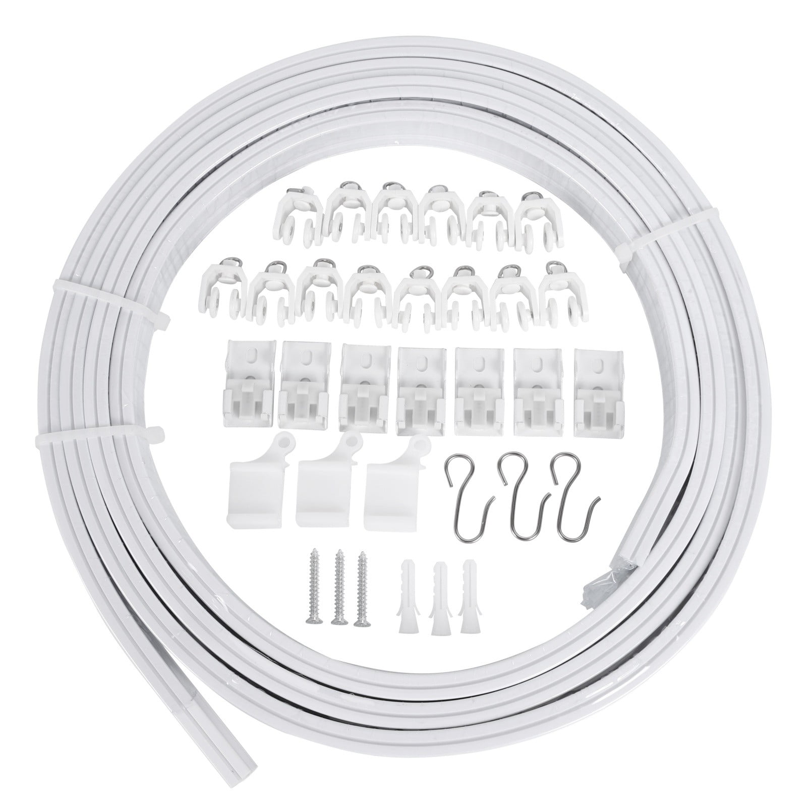 Flexible Bendable Ceiling Curtain Track, (3m/9.8ft) Ceiling Mount ...