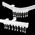Flexible Bendable Ceiling Curtain Track, Room Divider Curtain Rod ...
