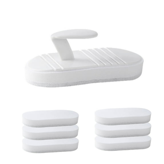 Flexible Bendable Cleaning Brush with Handle & Sponge Scrubber for Bath ...