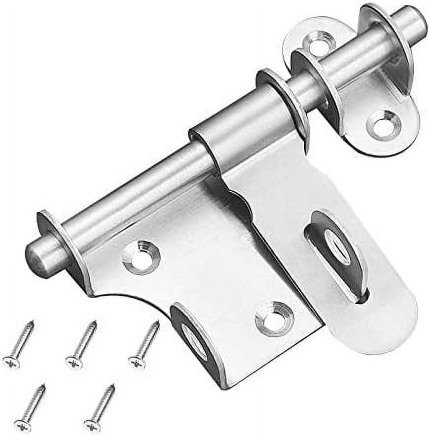 Stainless Steel Security Lock, Durable Heavy Duty Bolt Latch with ...