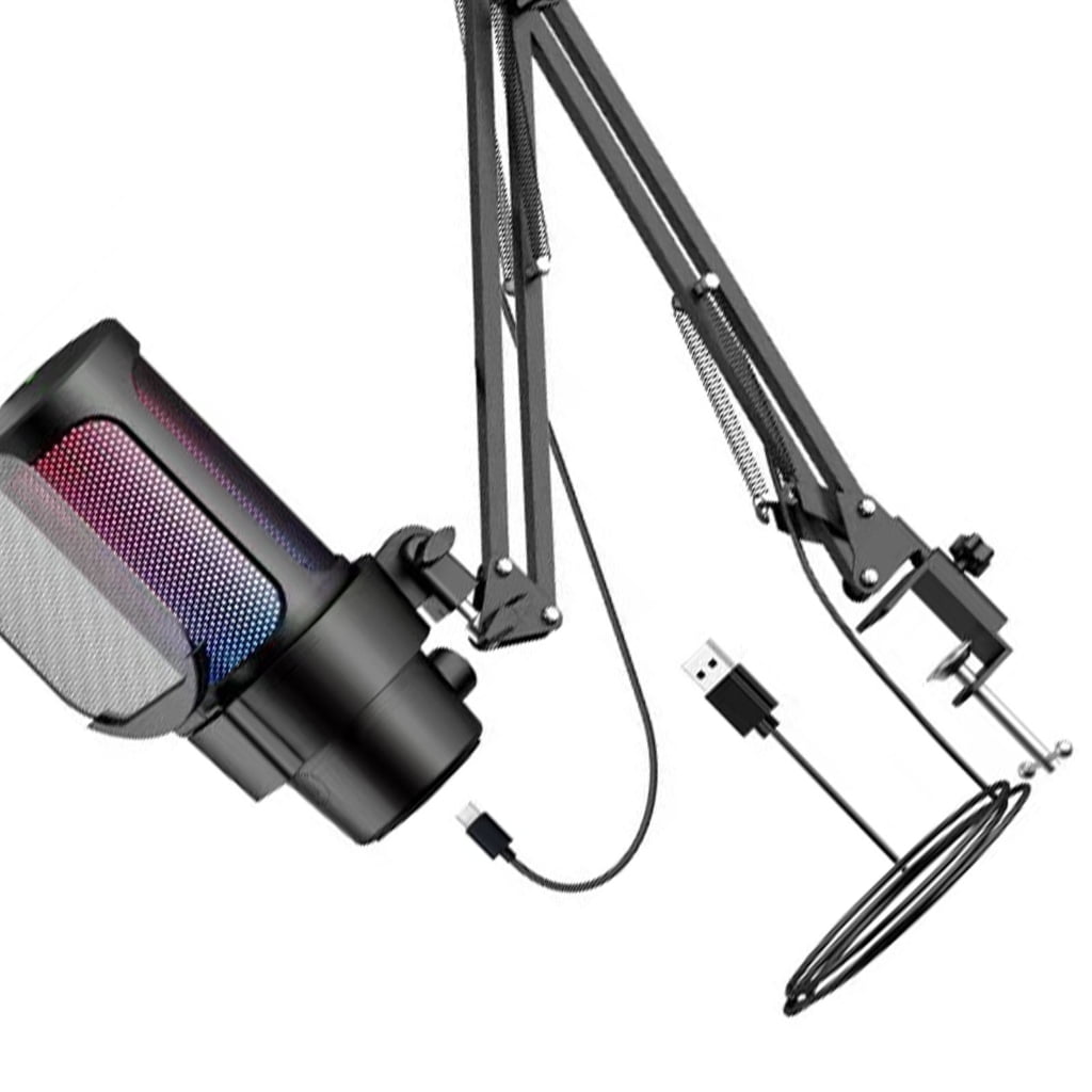 Flexible Boom Arm USB Pickup Set Exemplary for Professional Sound ...