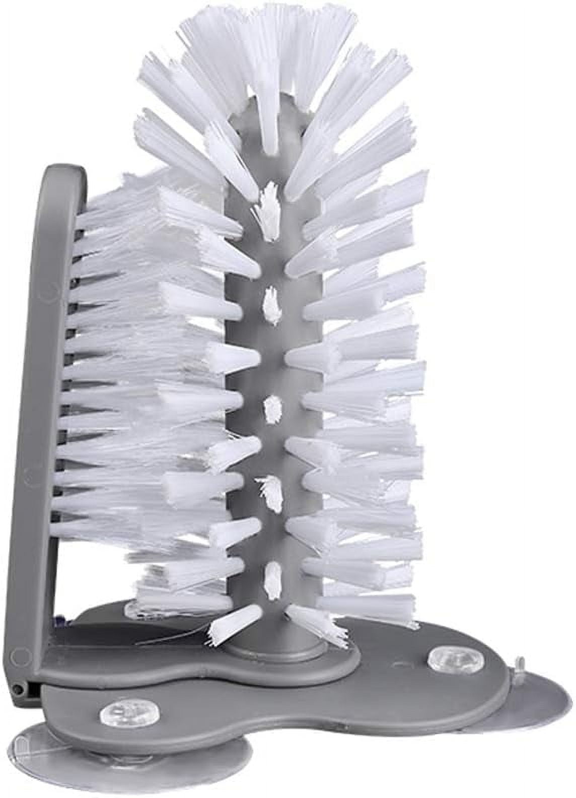 Flexible Bristles, Standing Glass Washer With Wall Suction Cup Design ...