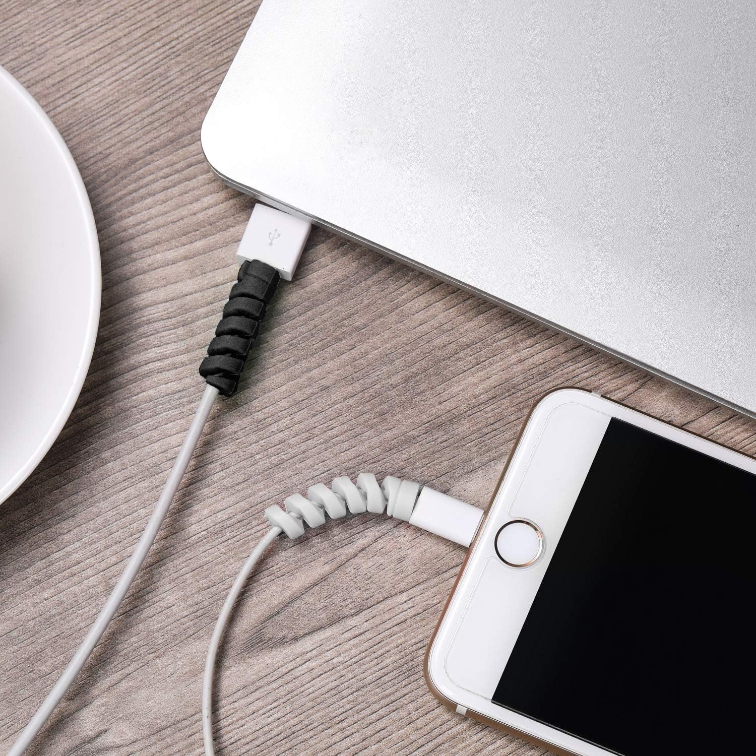 Flexible Cable Protector, Silicone Wire Protector for Multiple Uses ...