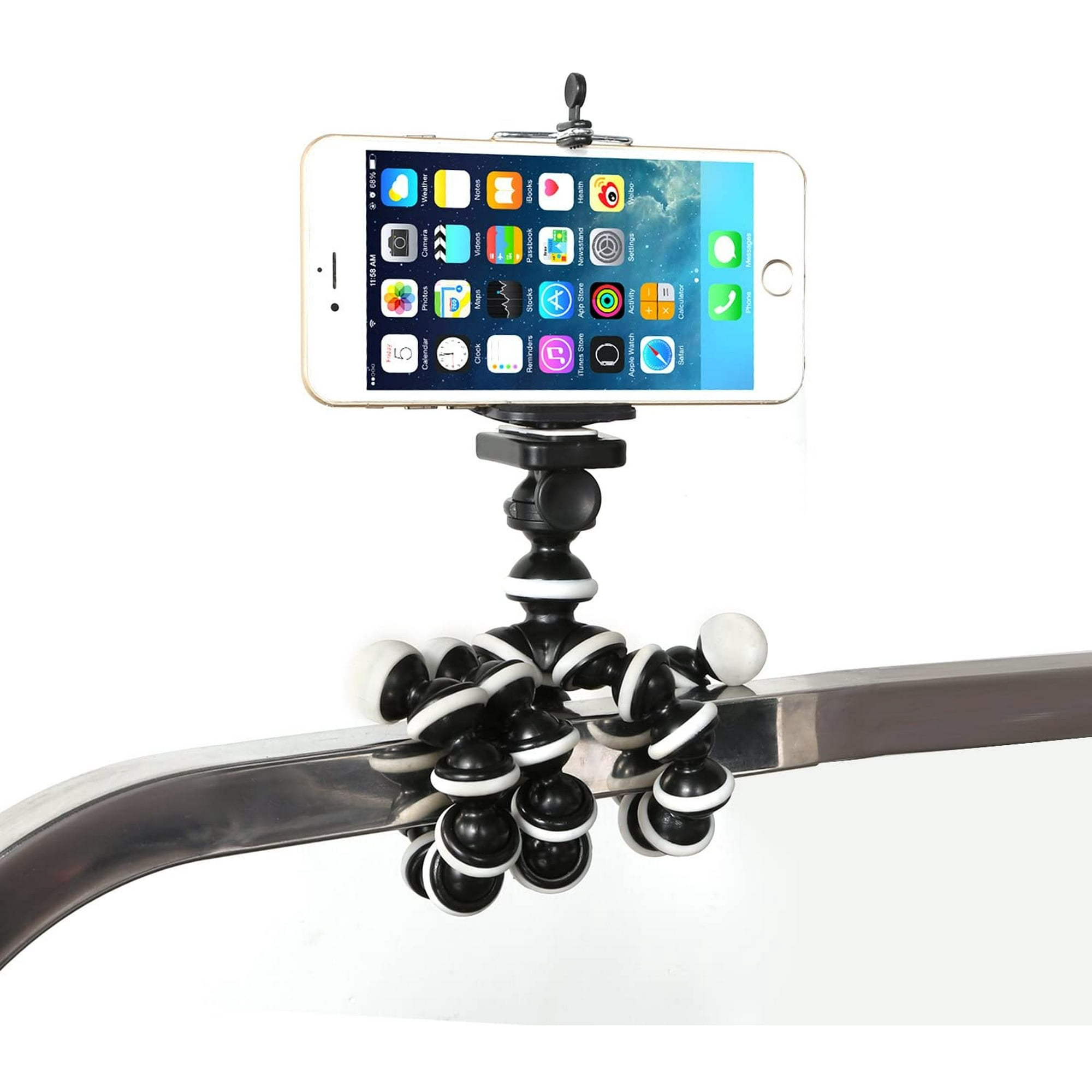 Flexible Cell Phone Tripod, Portable and Adjustable Camera Stand Holder ...