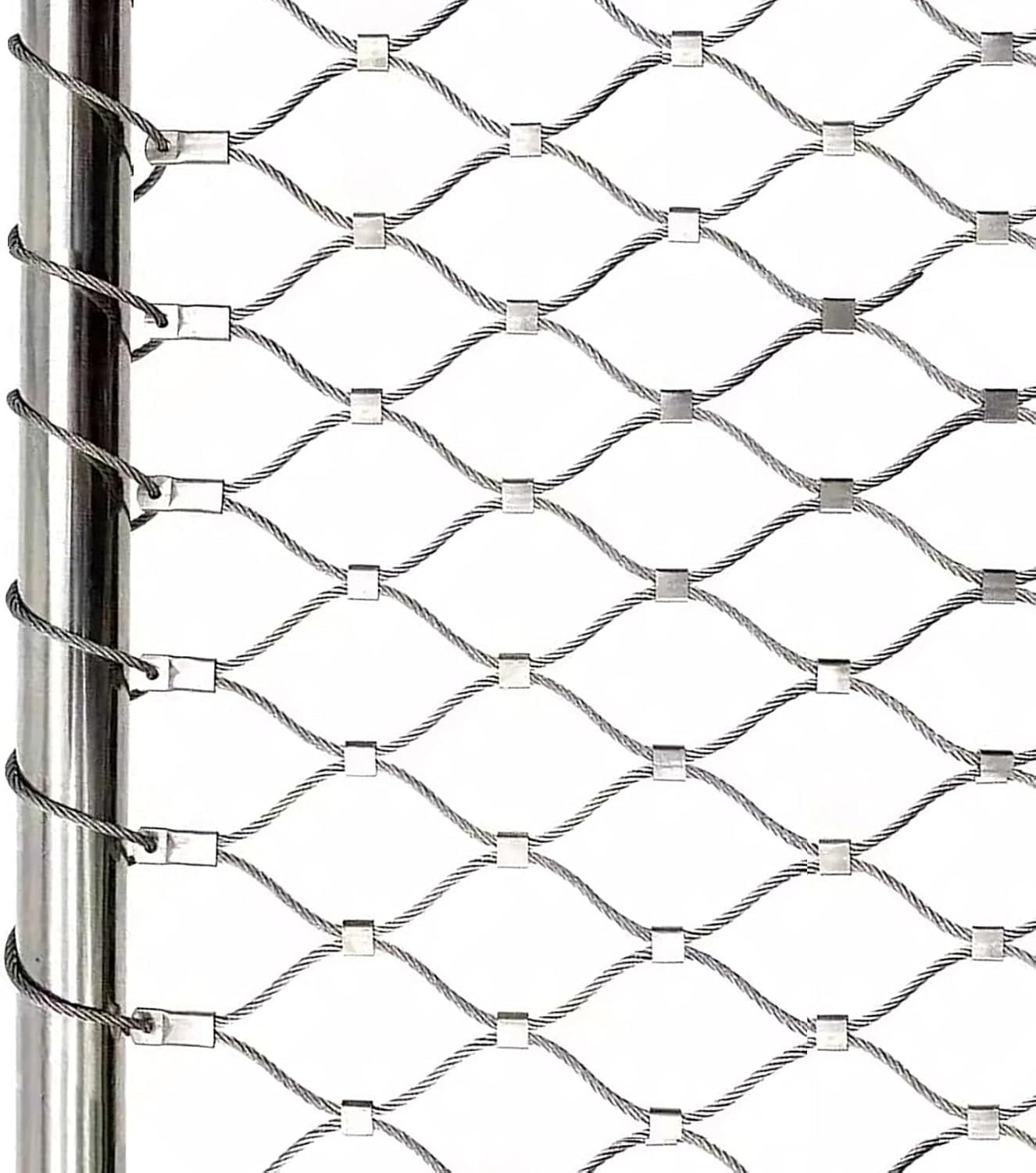 Flexible Chain Link Fence Net Garden Fence 4 ft tall x 6ft Wire Fencing ...