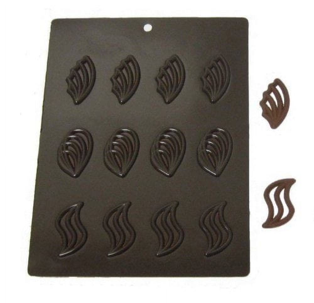Flexible Chocolate Mold: 3 Designs, 4 of Each - Walmart.com