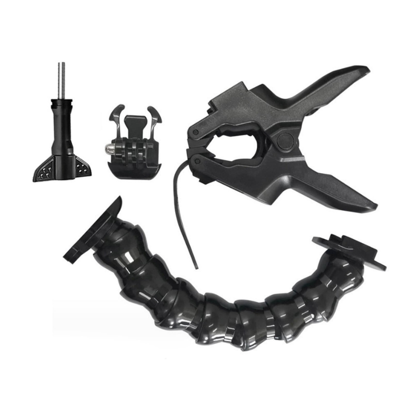 Flexible Clamp Mount Gooseneck Mount for Action Camera Long Arm Clip ...