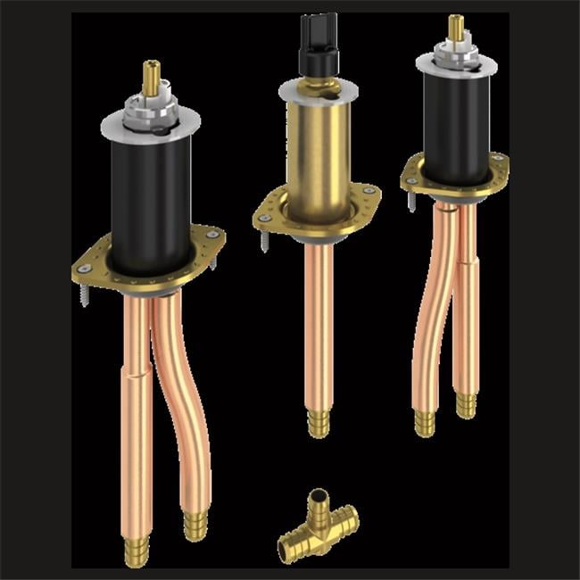 Flexible Classic Roman Tub Filler Rough in Valve with PEX Crimp ...