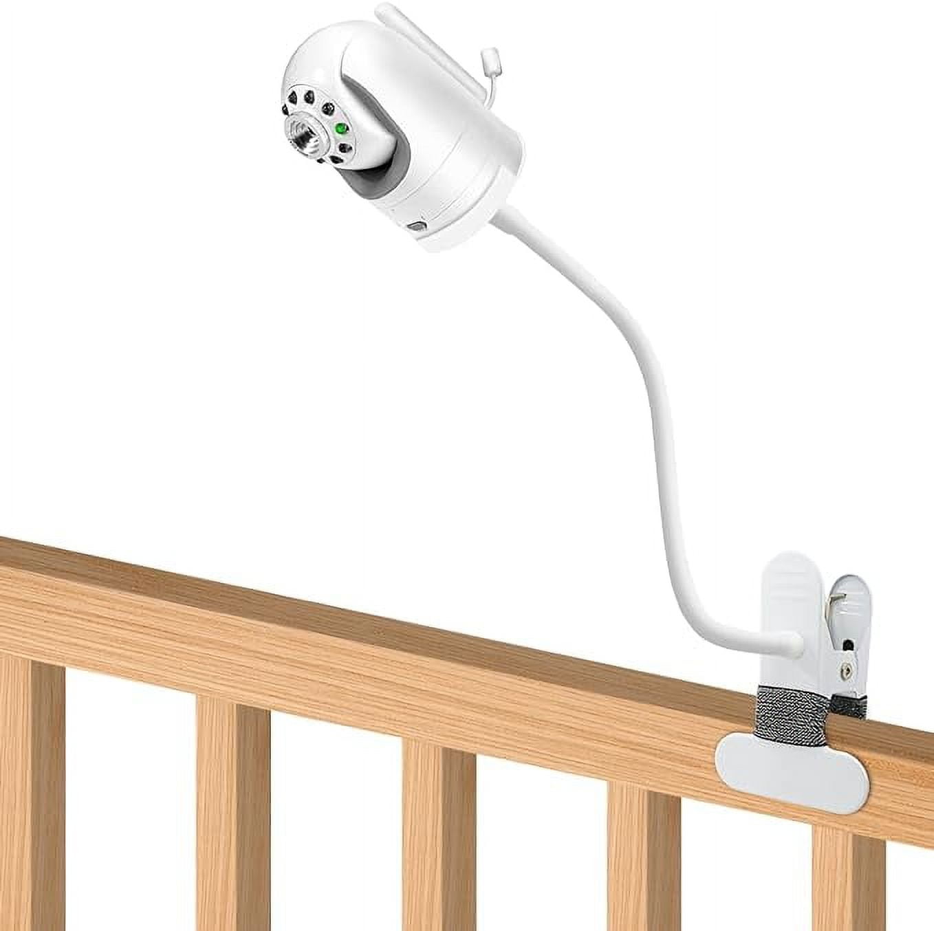 Flexible Clip clamp Mount Compatible with Infant Optics DXR-8 and DXR-8 PRO Video Baby Monitor ...