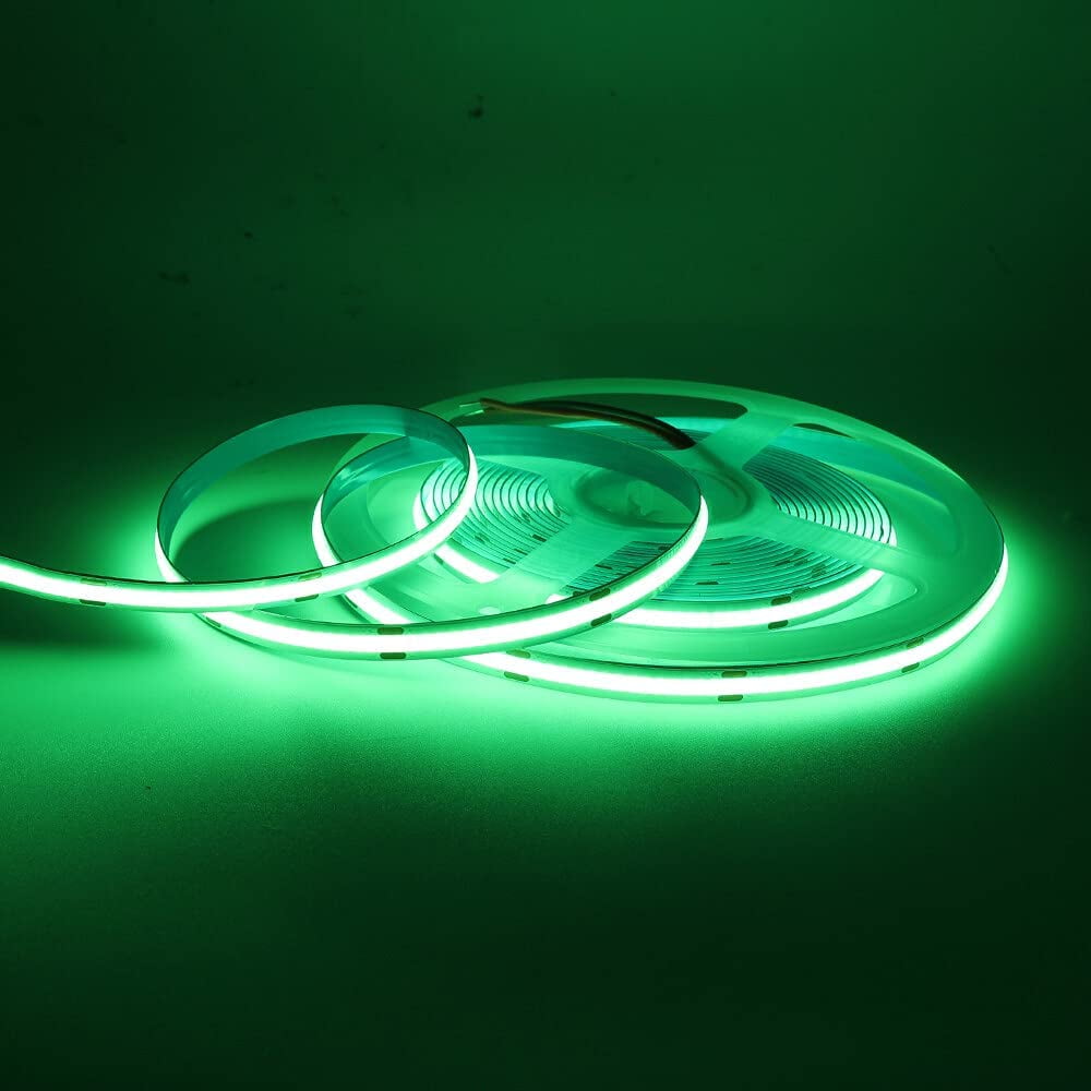 Flexible Cob Led Strip Lights, 0.5M/1.6Ft Bendable Cob Without Dot Led ...