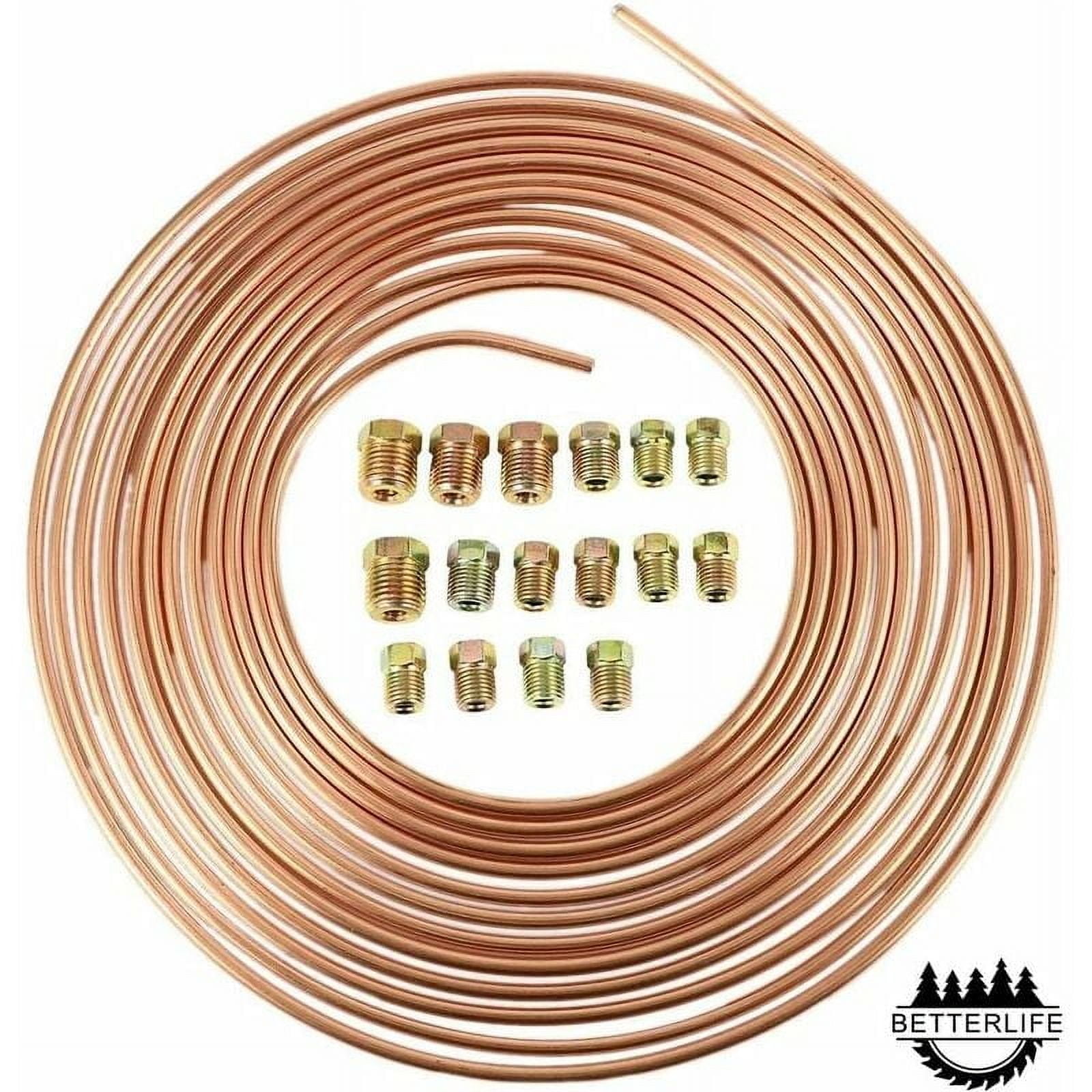 Flexible Copper Nickel Brake Line Kit, Complete With Double Flaring ...
