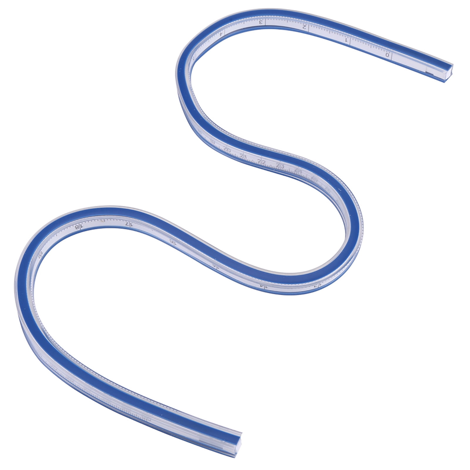 Flexible Curve Ruler - 1 pcs Flexible Plastic Curve Rule Ruler Drafting ...