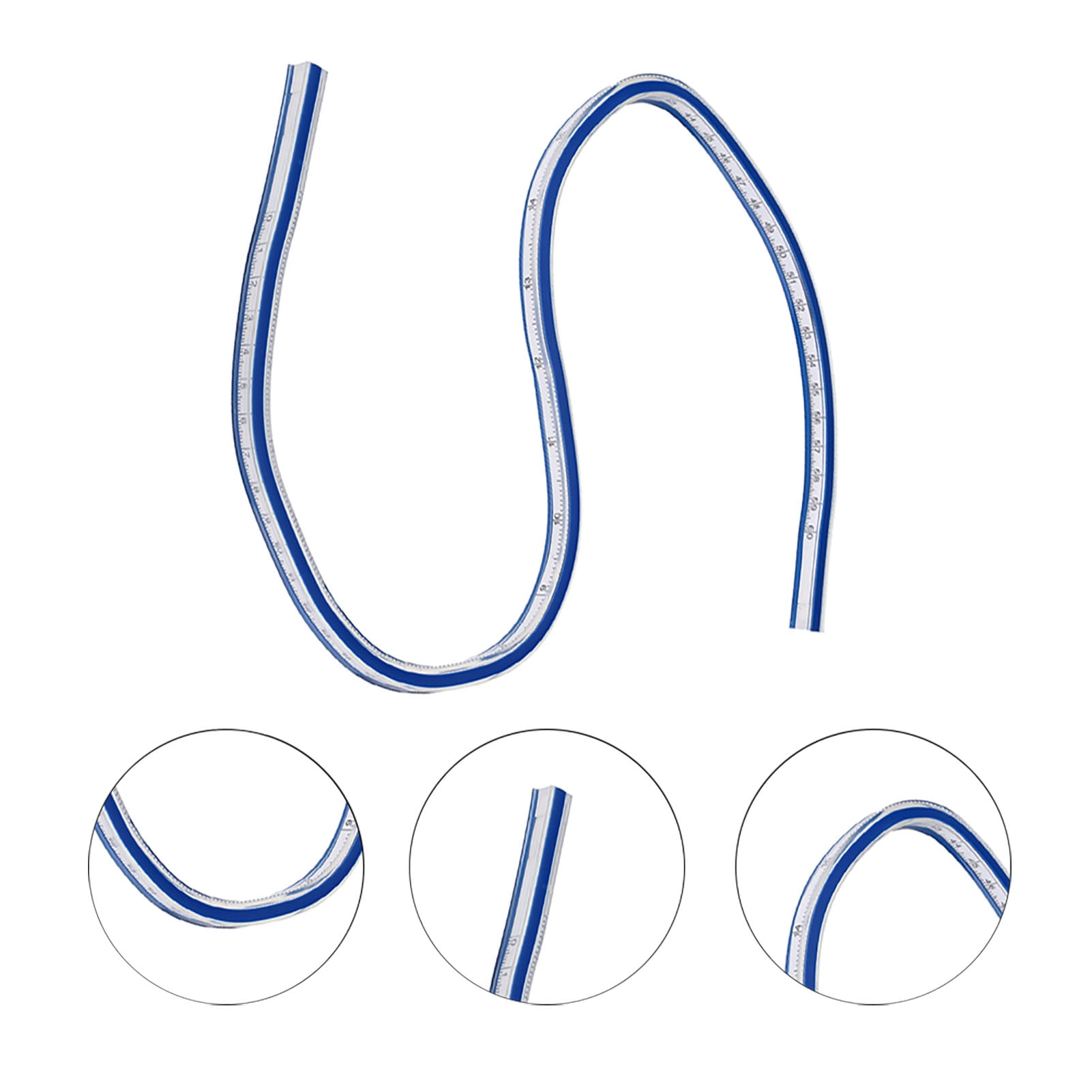 Flexible Curve Ruler Measurement Tool for Drawing & Design (60cm ...