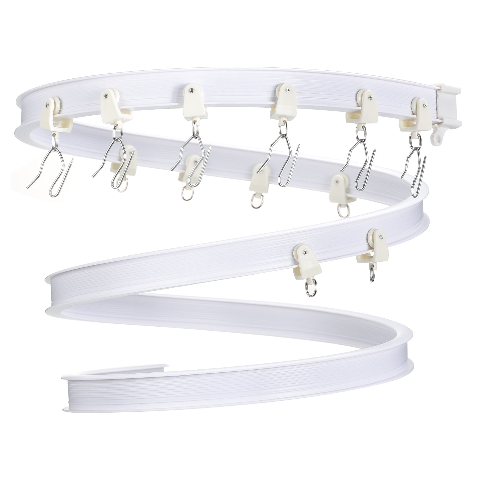 Flexible Curved Ceiling Curtain Track Bendable Mount for Curtain Rail ...