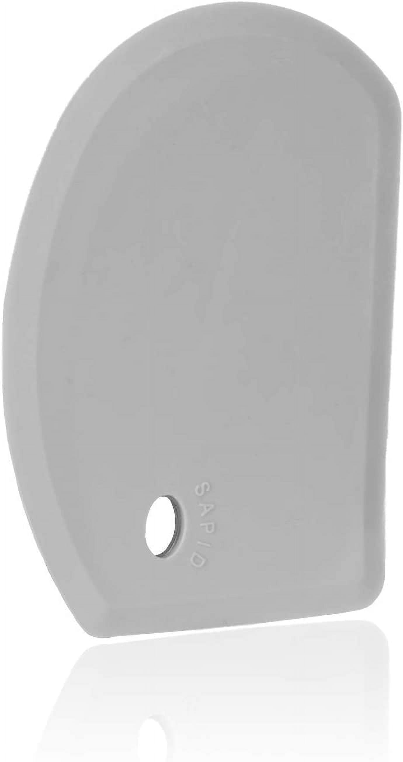 Flexible Curved Edge Silicone Bowl Scraper(5.98"×4.3"), Food Grade ...