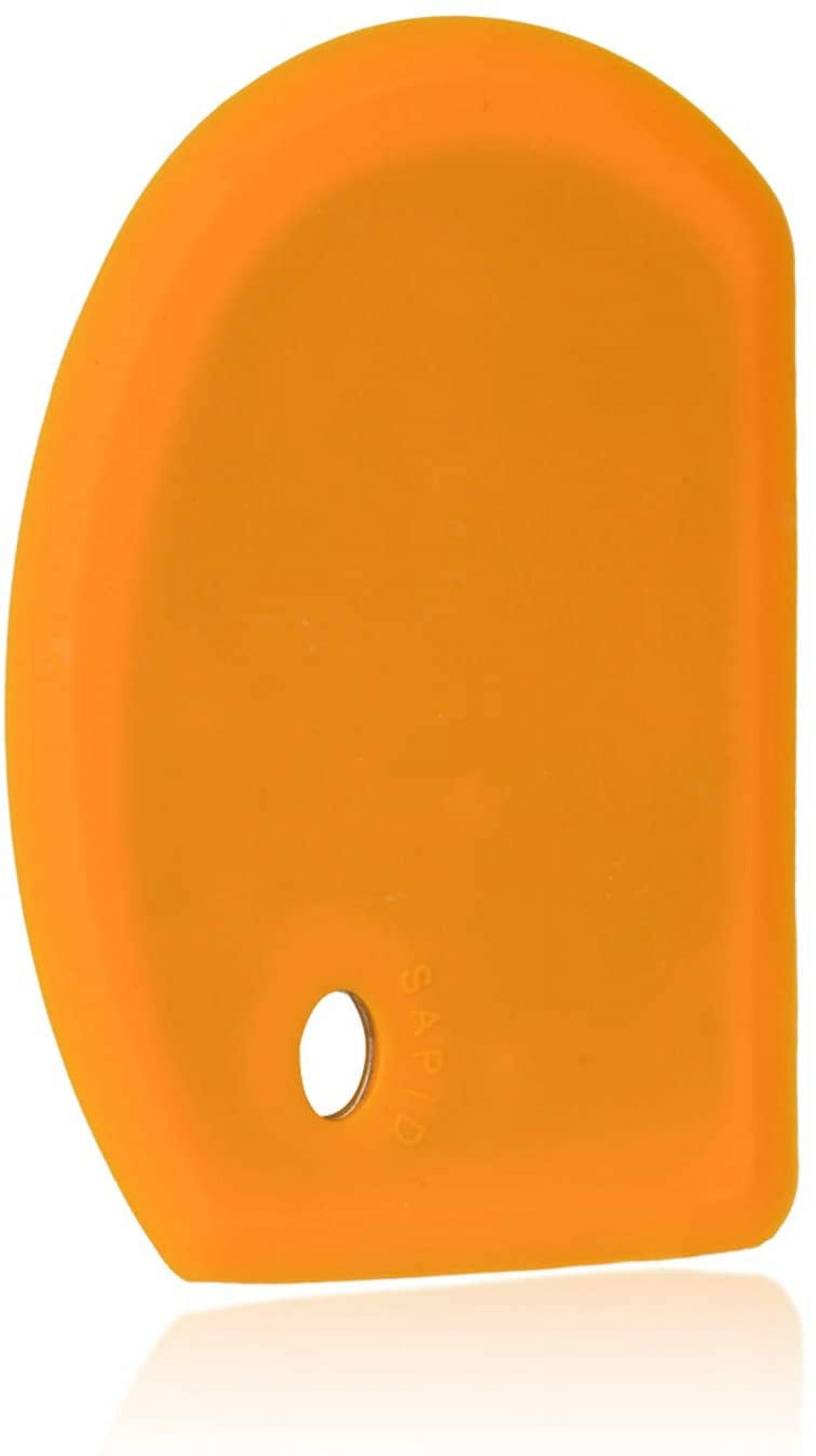 Flexible Curved Edge Silicone Bowl Scraper(5.98"×4.3"), Food Grade ...