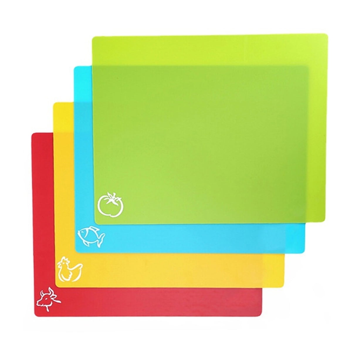 Flexible Cutting Mat for Textured Non-Slip Bottom, High-Quality Food ...