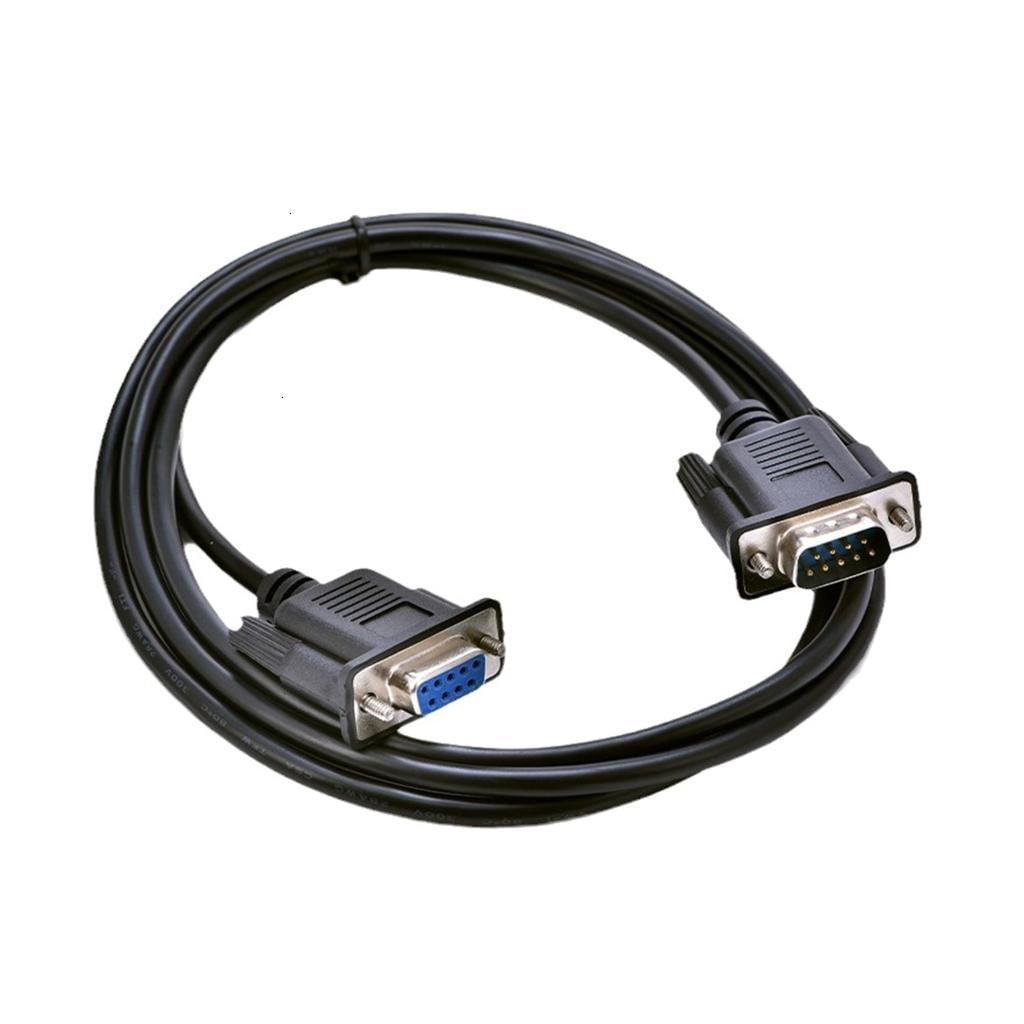 Flexible DB9Pin Male to Female RS232 Serial Port Cable Durable Data ...