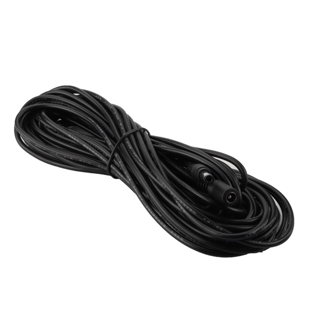 Flexible DC5521 Power Extension Cable For LED Strips Lights CCTV Camera ...