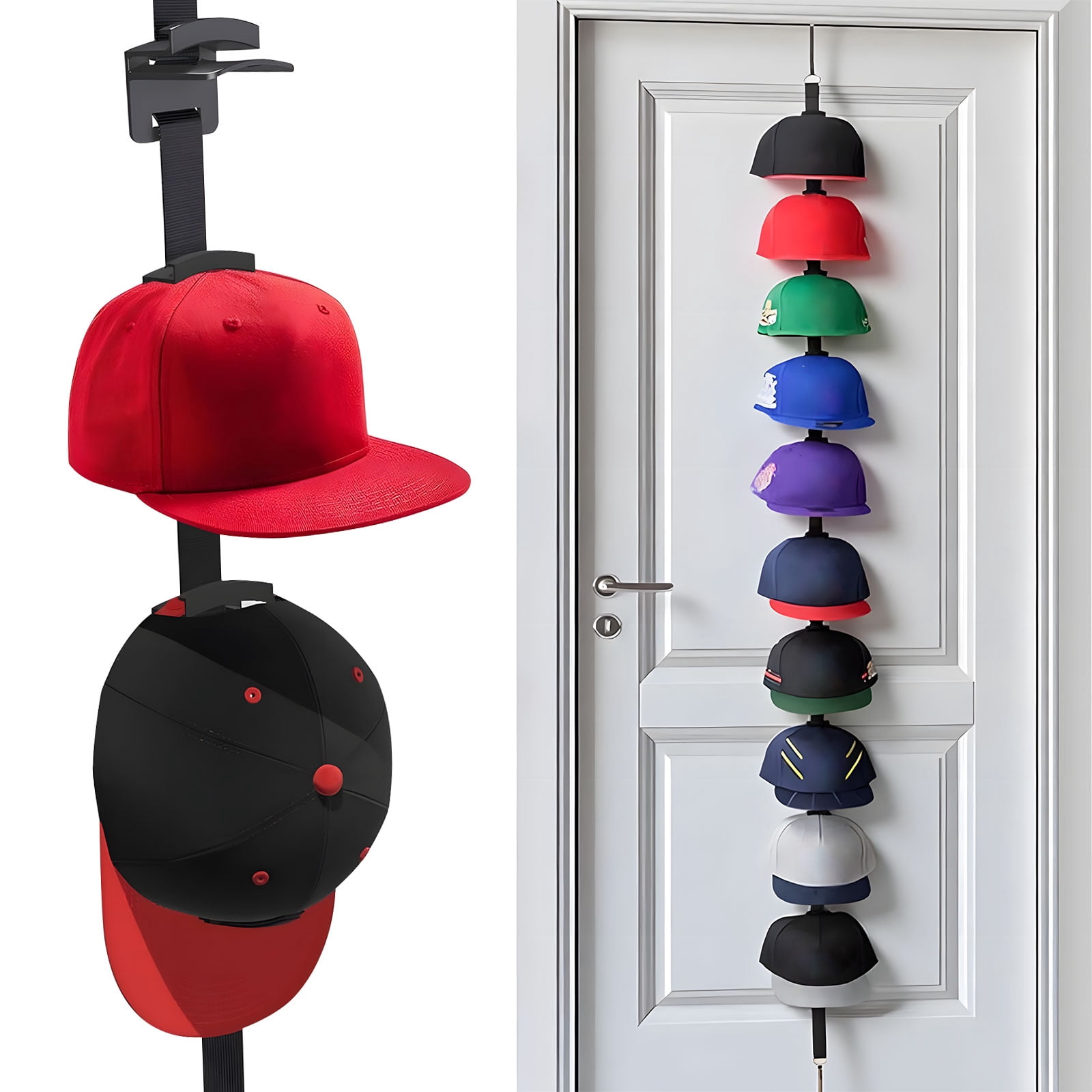 Flexible Door Mounted Hat Storage Structure Modifiable Fasteners For ...
