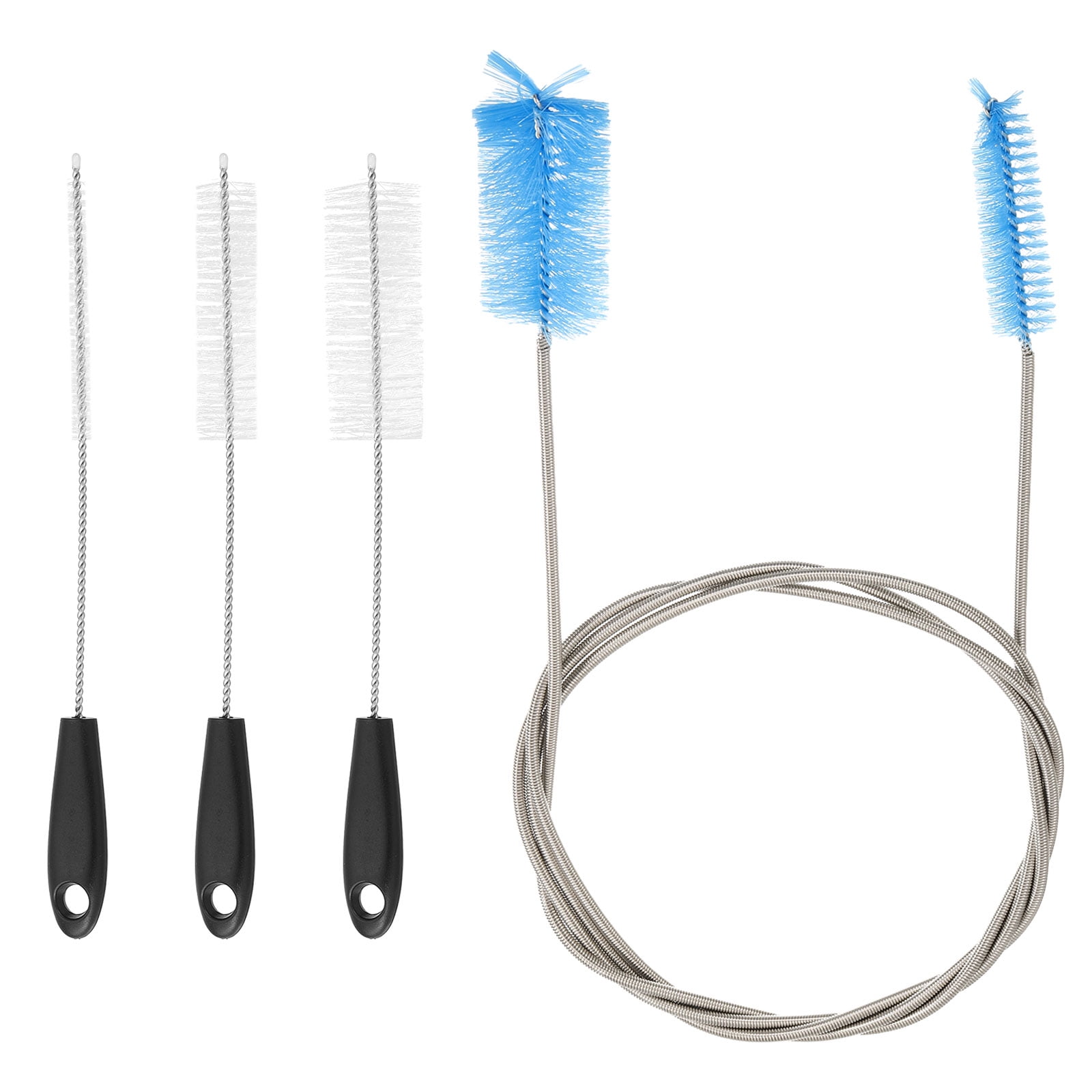 Flexible Drain Brush Cleaner Kit, 4 Pcs Double Head Pipe Cleaner Brush ...