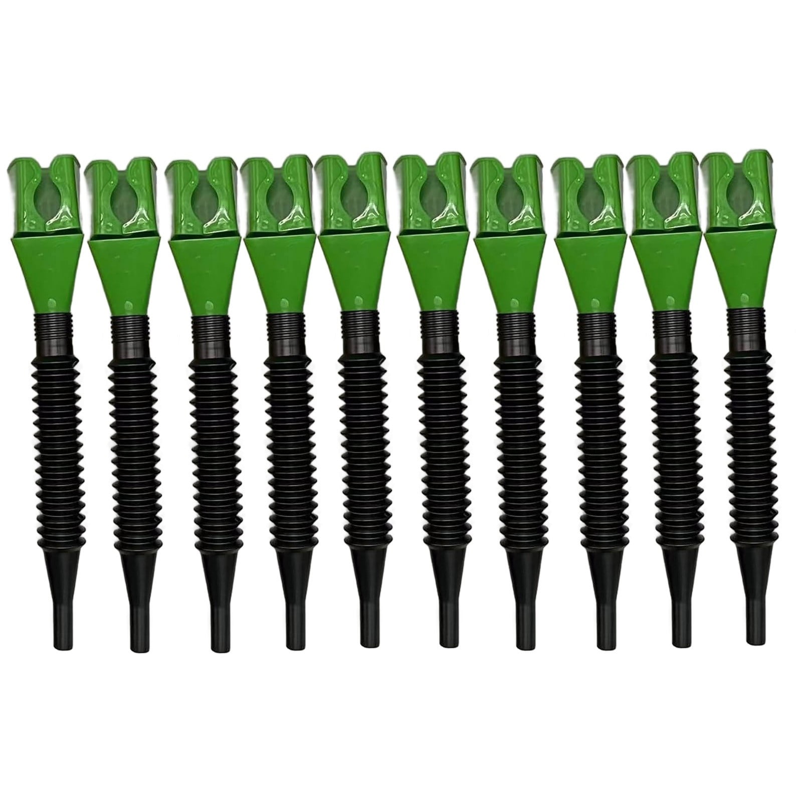 Flexible Draining Funnel Set | 10pcs Retractable Auto Fuels Funnel Kit | Snap Plastic Funnel for ...