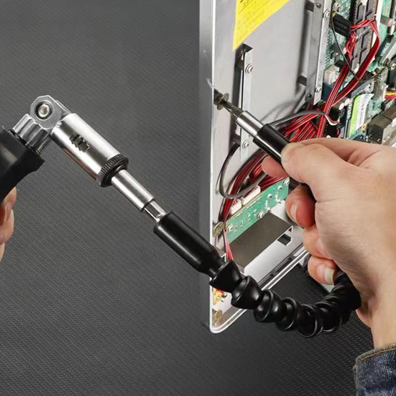 Flexible Drill Bit Extension, 360 Degree Rotation Screwdriver ...