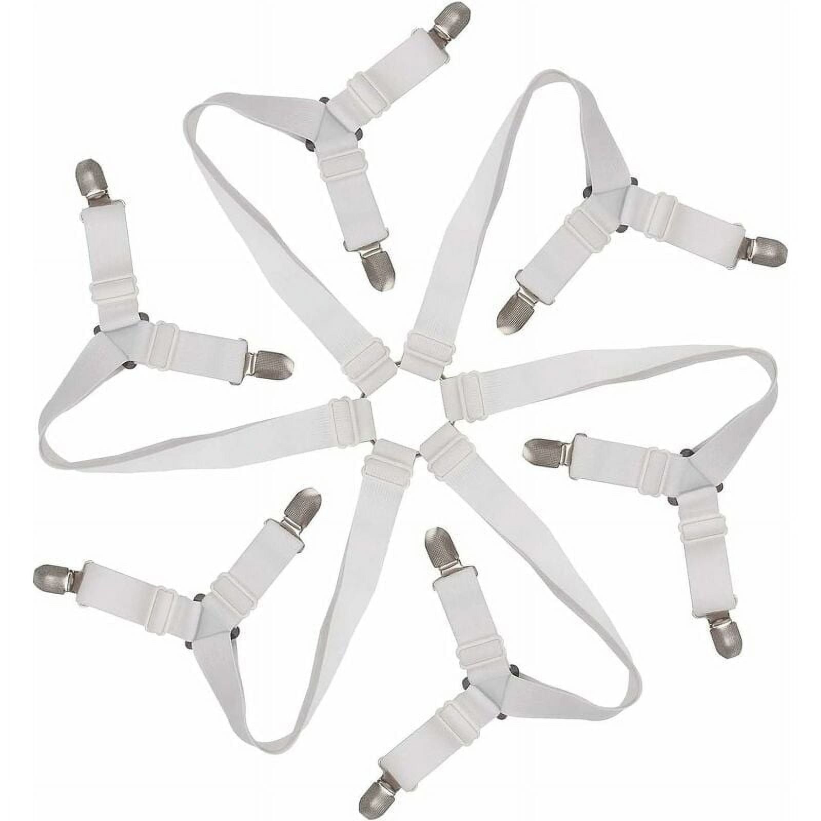 Flexible Elastic Straps, Adaptable To All Bed Sizes - Metal Clips ...