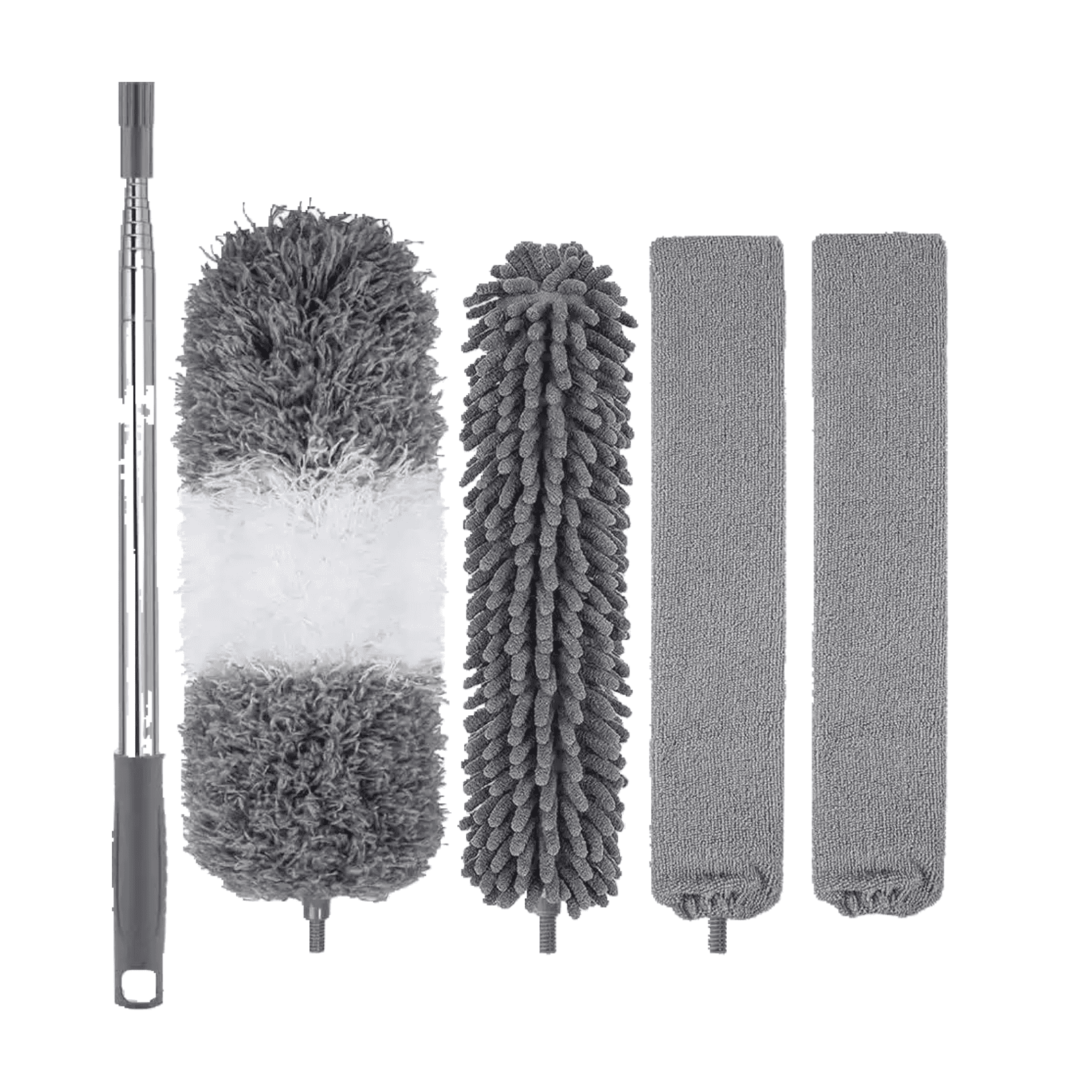 Flexible Extendable Microfiber Dust Duster with Bendable Head, Washable ...