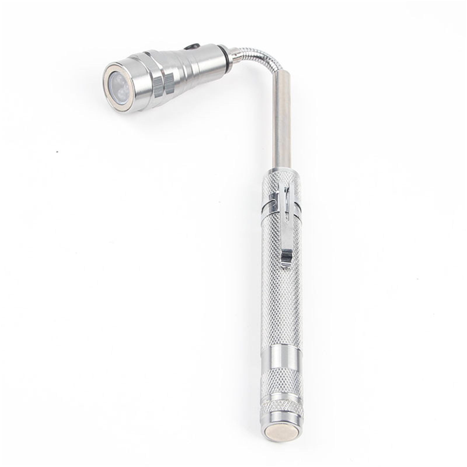 Flexible Extensible Magnet Tools Light, Telescopic Pickup Tool With Led ...