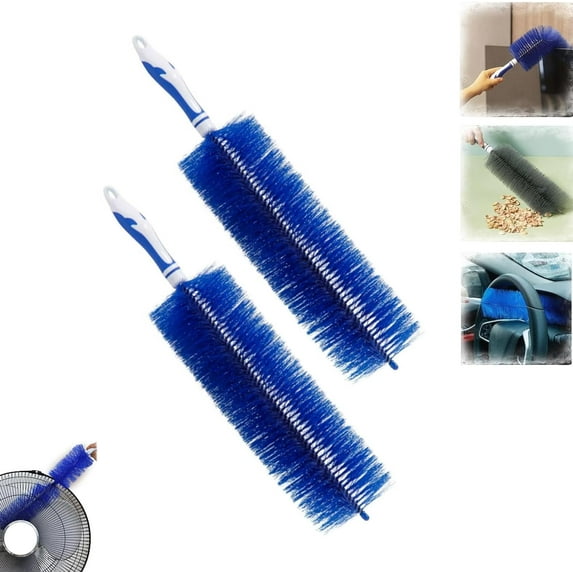 Flexible Fan Dusting Brush - Fan Brush Blinds Brush, Non-Disassembly ...