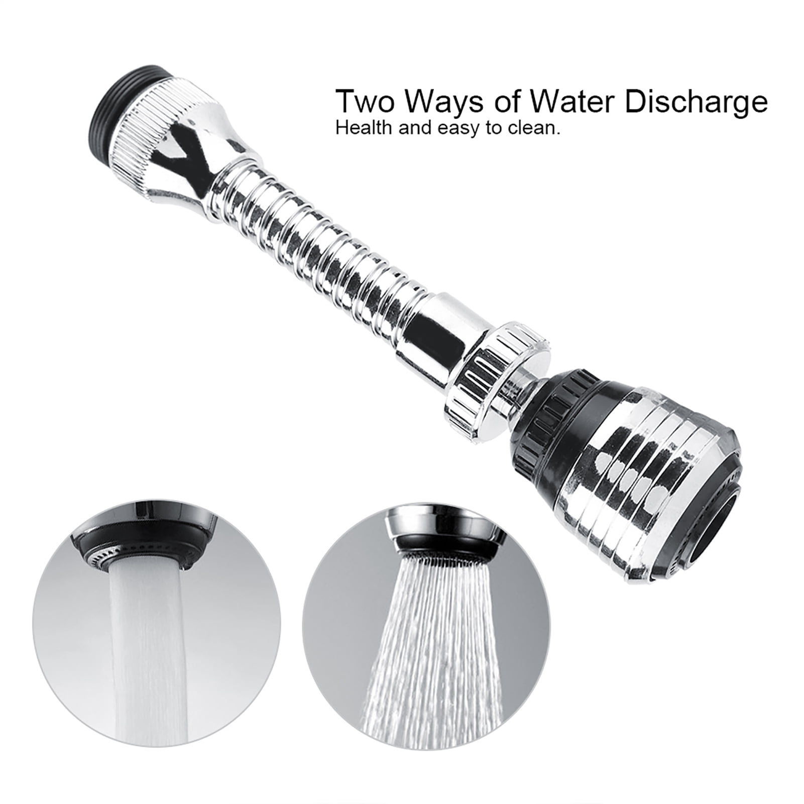 Flexible Faucet Bubbler Turbo Flex Sink Sprayer Jet Water Saving Device ...