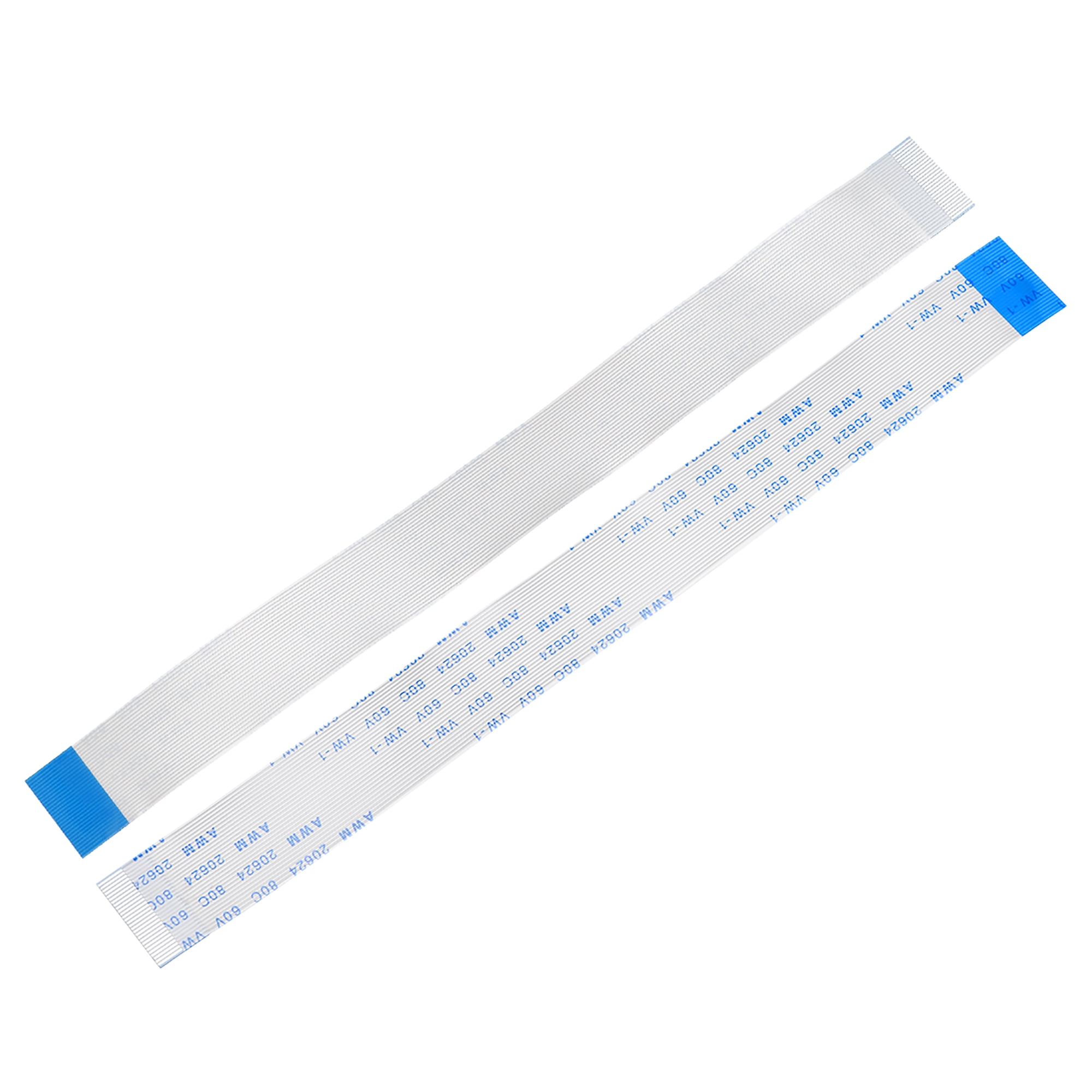 Uxcell 28pins Flexible Flat B Type Ribbon Cable for LCD TV Audio DVD Player Laptop PE White 5pcs ...