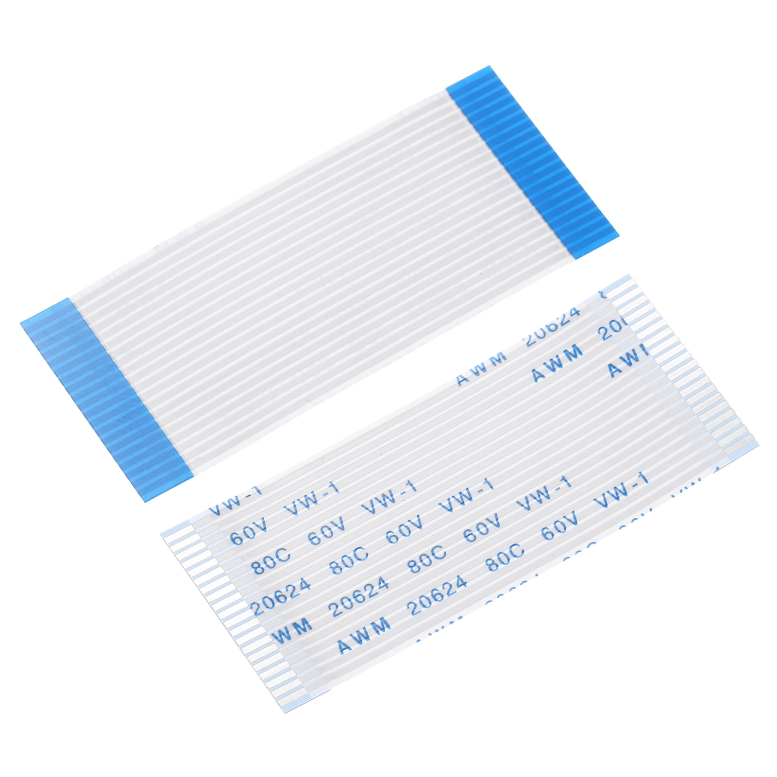 Uxcell Flexible Flat Cable 50mm 1mm Pitch 20 Pins FPC FFC Flexible ...