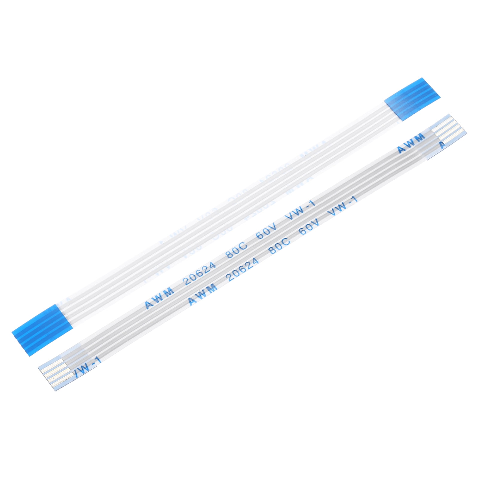 Flexible Flat Cable, 80mm 1mm Pitch 4 Pins FPC FFC Flexible Ribbon ...