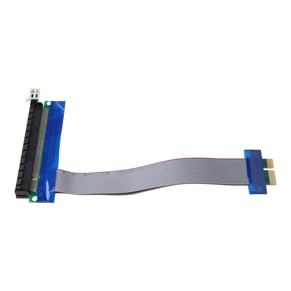 Flexible Flat Cable PCIe PCI Express 1x To 16x Extender Riser FFC PCI-E ...
