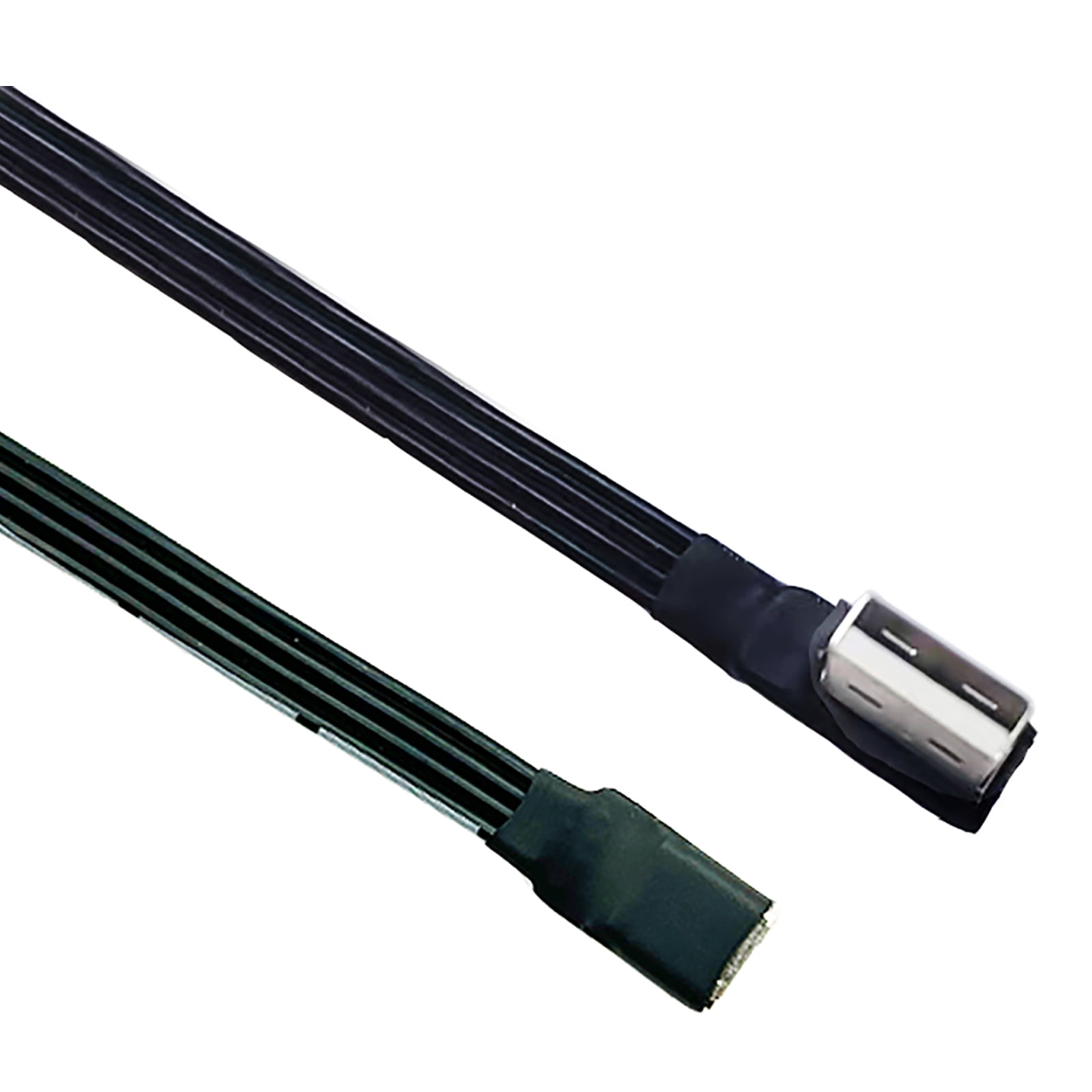 Flexible Flat Silicone USB to Type C Charging Cable, 90Degree ...