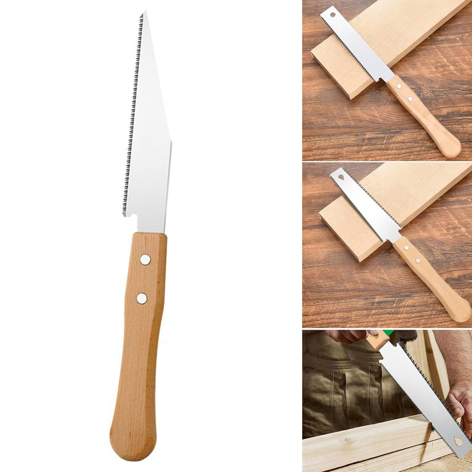 Flexible Flush Cut Pull Saw - Trim Wood Hand Saw With Ergonomic Handle ...