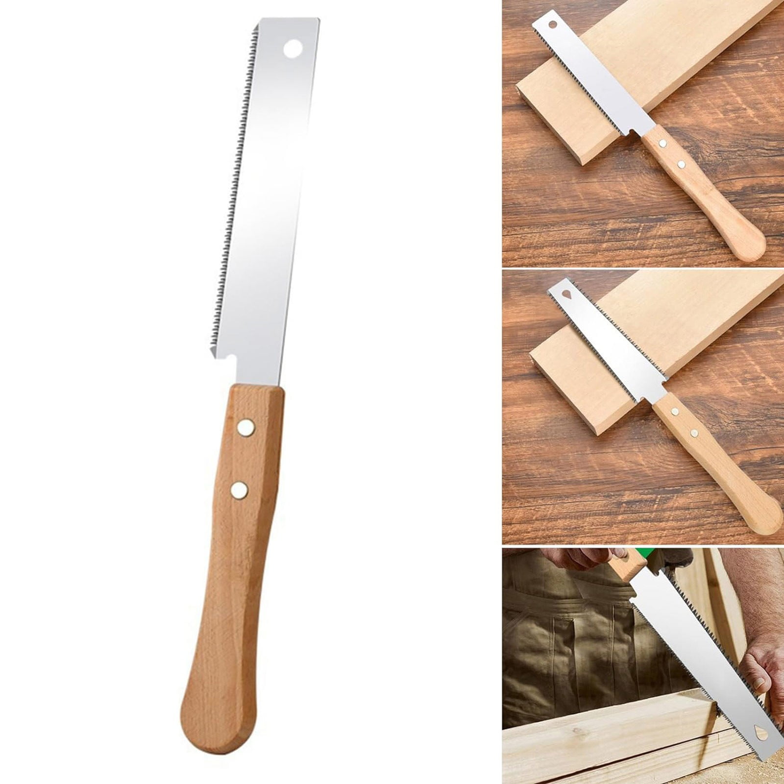 Flexible Flush Cut Pull Saw - Trim Wood Hand Saw With Ergonomic Handle ...