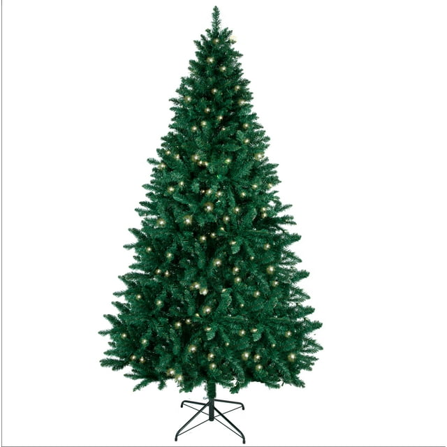 Flexible Flyer 7.5 ft Christmas Tree Prelit 650 Lights. Full Realistic ...