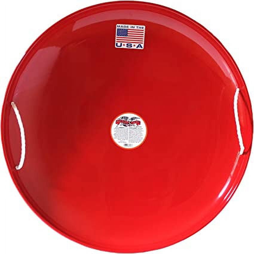 Flexible Flyer, Snow Disc Saucer, 826, Heavy Gauge Steel, Red - Walmart.com