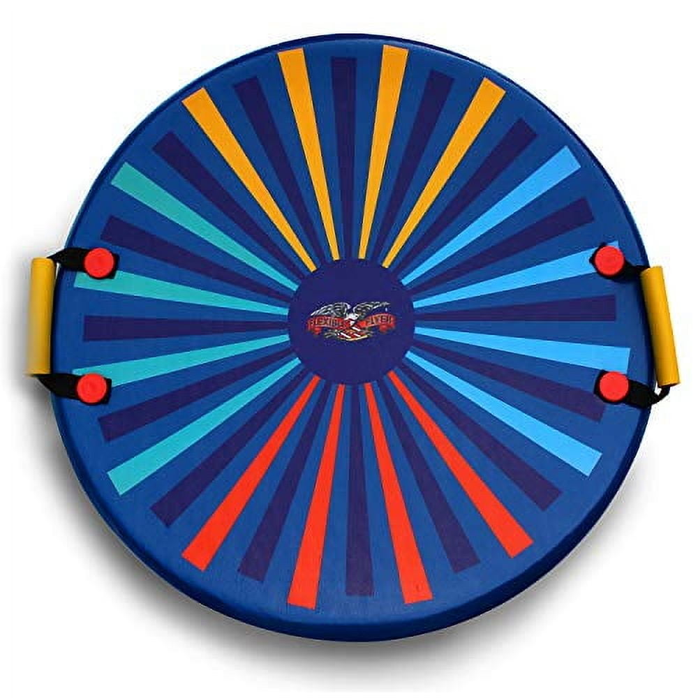 Flexible Flyer F26 Foam Snow Saucer Sled. Round SNO Disc Slider, 26 ...
