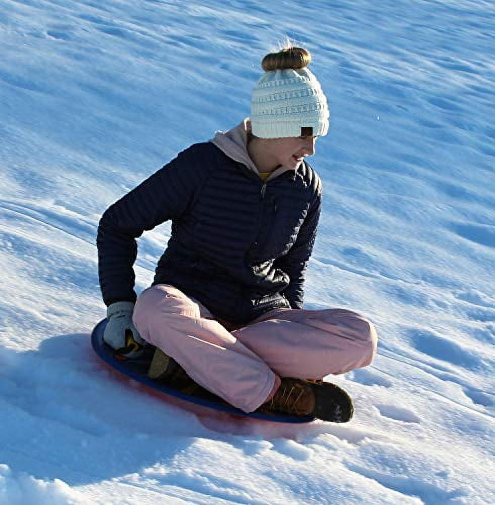 Flexible Flyer F26 Foam Snow Saucer Sled. Round SNO Disc Slider, 26 ...