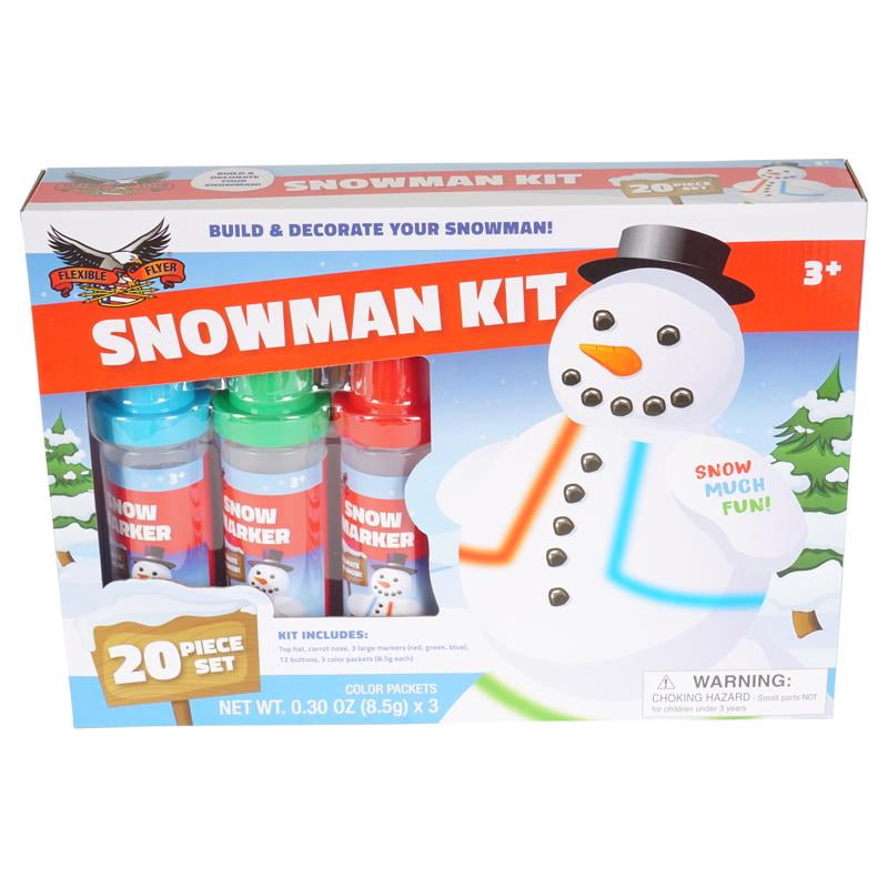 Flexible Flyer SM101 20-Pc. Snowman Decorating Kit - Quantity 1 ...