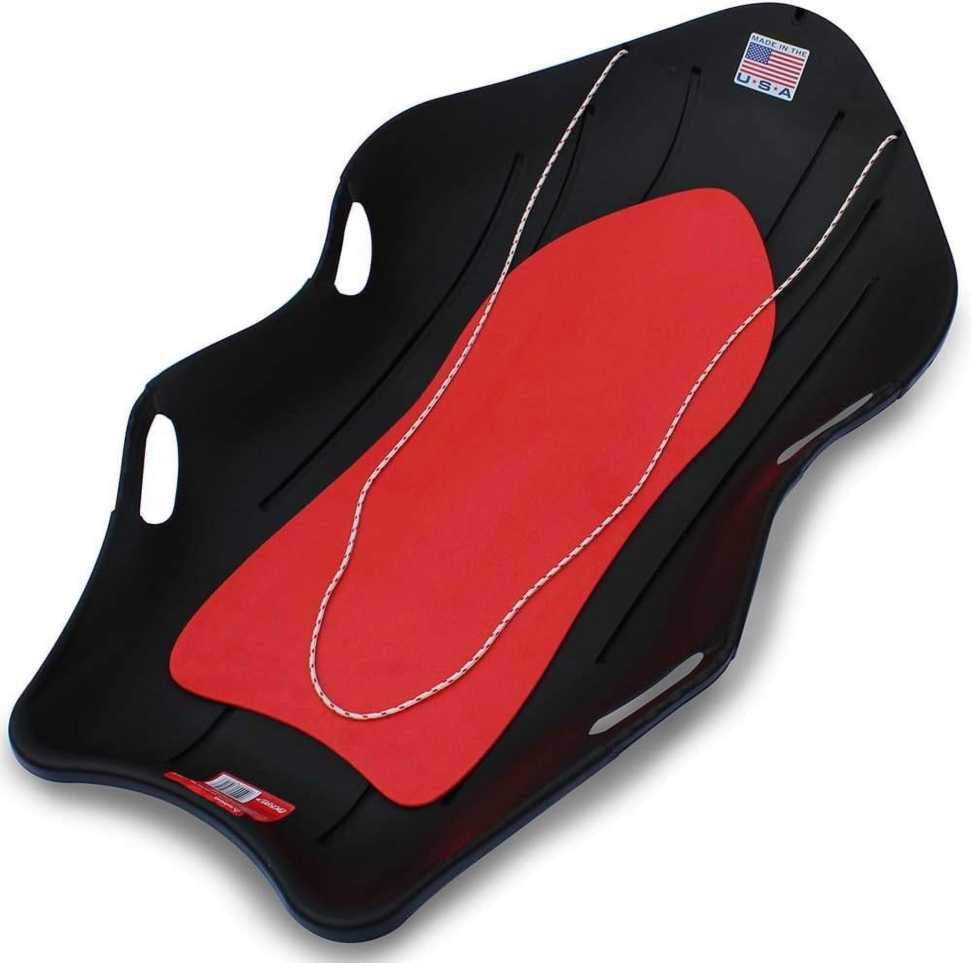 Flexible Flyer Snow Boat Sled. 48” Plastic Sno Slider Bobsled, 48 x 24 ...