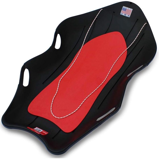 Flexible Flyer Snow Boat Sled. 48” Plastic Sno Slider Bobsled, 48 x 24 ...