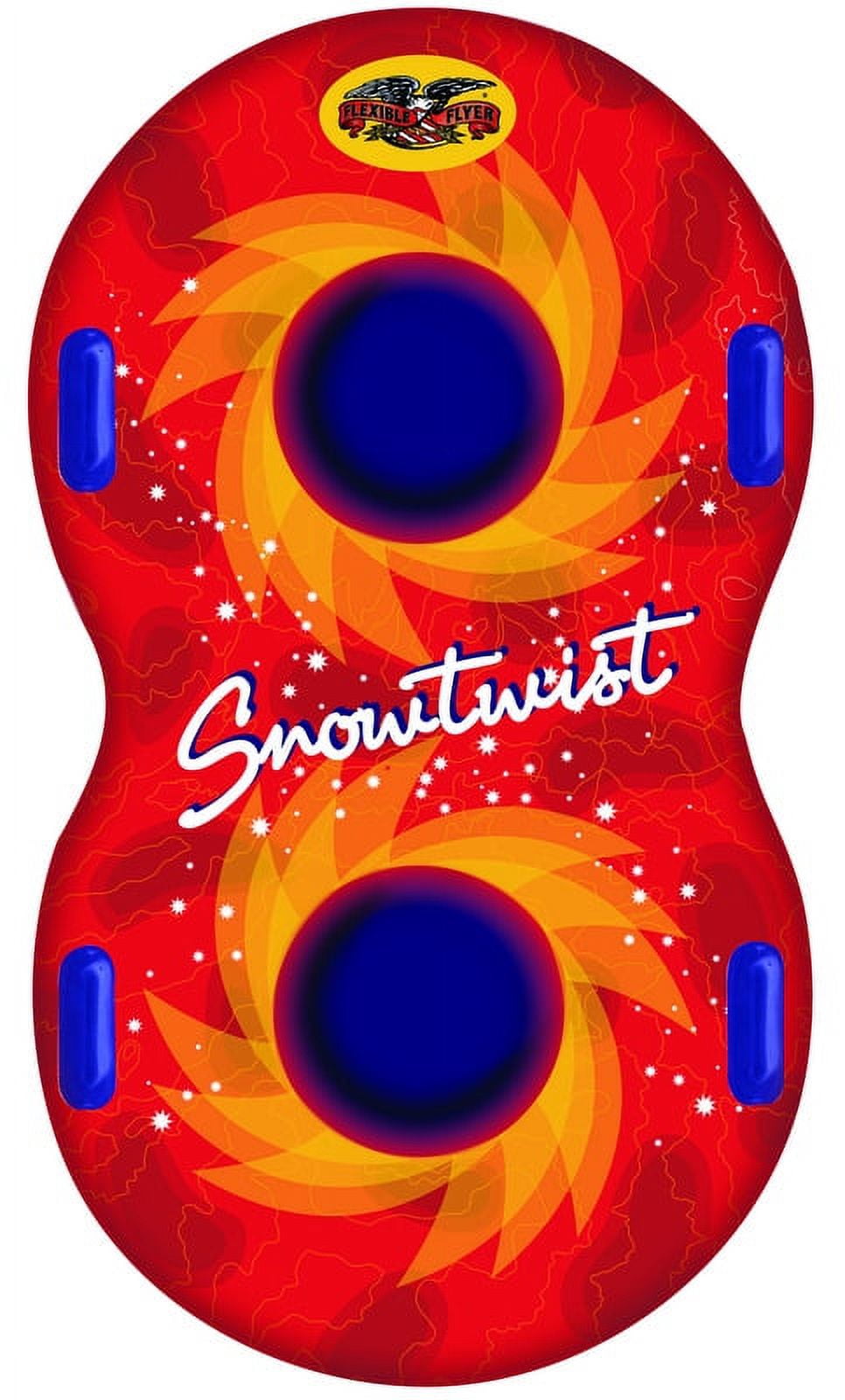 Flexible Flyer Snow Twist Inflatable PVC Tube Sled 57 in. - Walmart.com