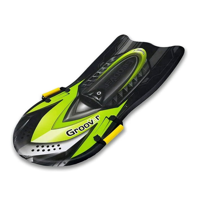 Flexible Flyer Snowflake 42" 1 Person Foam Slider Sled for Kids ...