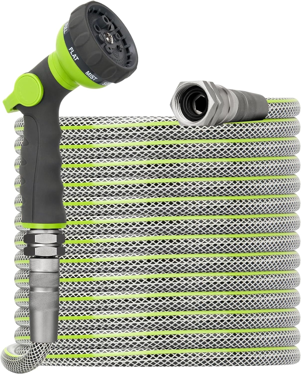 Flexible Garden Hose 75 FT - Heavy Duty Non-Expandable 75FT Outdoor ...